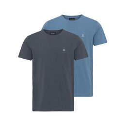 Cool Hill Shirt Herren Gr&ouml;&szlig;e L blau / schwarz
