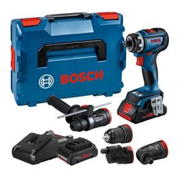 Bosch Akku-Bohrschrauber GSR18V-90 FC Professional mit bürstenlosem Motor und FlexiClick System, in L-BOXX 136, Einlage für L-BOXX 136, ohne Akku und Ladegerät, 3165140956063 (06019K6200)