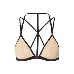 Scandale &eacute;co-lingerie BH Damen Gr&ouml;&szlig;e 80 kitt / rot / schwarz