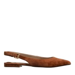 Lauren by Ralph Lauren Lauren Ralph Lauren Sandaletten mit Absatz - Londyn Slbck-Flats-Slingback - Gr. 36,5 (EU) - in Braun - für Damen