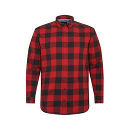 Jack & Jones Plus Jack & Jones Plus Hemd 'JJEGINGHAM' ' Herren Gr&ouml;&szlig;e 5XL rot / schwarz