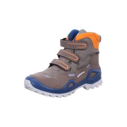Lowa Stiefel 'MILO EVO GTX' Jungen Größe 39 blau / braun / orange