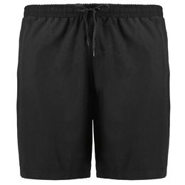 Große Größen Abraxas Badeshorts mit seitlichen Eingrifftaschen Farbe schwarz Größe: 4XL