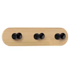Klebehaken Kleine Wolke, B:18cm H:4,5cm L:3,6cmnatur, Bambus, Haken, "Bamboo Hook Trio"
