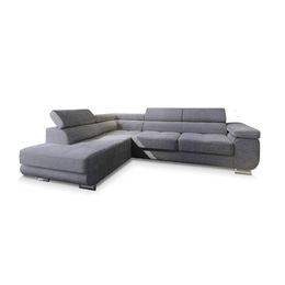 MASSENO Ecksofa mit Schlaffunktion Apiro grau Ma&szlig;e (cm): B: 277 H: 90 Sofas > Sofas nach Material > Stoffsofas &raquo; Sofa DE
