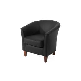 Max Winzer Sessel Livia schwarz Ma&szlig;e (cm): B: 70 H: 74 Sessel & Hocker > Sessel nach Material > Leder Sessel &raquo; Sofa DE