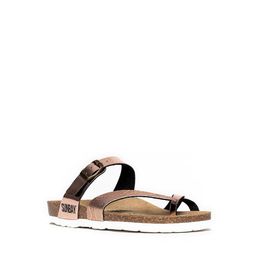 Sunbay Zehentrenner "Tulipe" in Ros&eacute;gold - 53% | Gr&ouml;&szlig;e 39 | Damen-sandalen