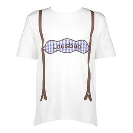 Isartrachten Trachtenshirt in Wei&szlig; - 39% | Gr&ouml;&szlig;e 80 | Baby-shirts