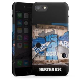 DeinDesign iPhone SE (2020) Handy Premium Case Smartphone Handyh&uuml;lle Schutzh&uuml;lle matt Wall Hertha Bsc Official Licensed Product Premium Case