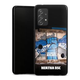 DeinDesign Galaxy A52s 5G Handy Silikon H&uuml;lle Case schwarz Handyh&uuml;lle Hertha Bsc Wall Official Licensed Product