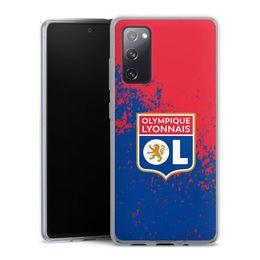 DeinDesign Galaxy S20 FE 5G Handy Silikon H&uuml;lle Case transparent Handyh&uuml;lle Ol Official Licensed Product Olympique Lyonnais Silikon Case