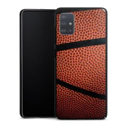 DeinDesign Galaxy A51 Handy Hard Case Schutzhülle schwarz Smartphone Backcover Basketball Ball Sports Hard Case