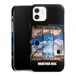 DeinDesign iPhone 12 Handy Premium Case Smartphone Handyh&uuml;lle Schutzh&uuml;lle matt Hertha Bsc Wall Official Licensed Product Premium Case