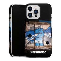 DeinDesign iPhone 13 Pro Handy Premium Case Smartphone Handyh&uuml;lle Schutzh&uuml;lle matt Hertha Bsc Wall Official Licensed Product Premium Case