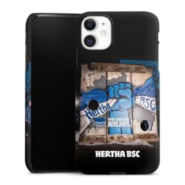 DeinDesign iPhone 11 Handy Premium Case Smartphone Handyh&uuml;lle Schutzh&uuml;lle matt Hertha Bsc Wall Official Licensed Product Premium Case