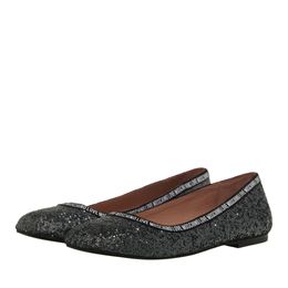 Love Moschino Loafer - Ballerina - Gr. 38 (EU) - in Dunkelgrau - f&uuml;r Damen