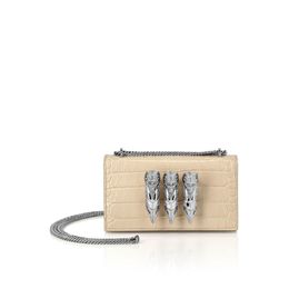 Philipp Plein Clutch female Beige size One Size