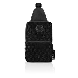 Philipp Plein Crossbody Bag male Black size One Size