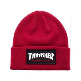 Thrasher Beanie 'LOGO PATCH BEANIE' male Red size Onesize