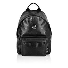 Philipp Plein Backpack 'Monogram' male Black size One Size