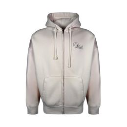 SikSilk Zip-Up Hoodie male Beige size XL