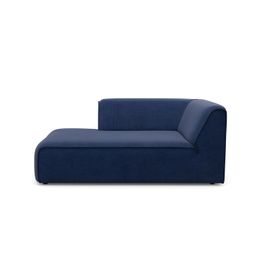 Ottomane OTTO HOME "Merid Chaiselongue, Ma&szlig;e B/T/H: 100/162/70 cm", blau, B:100cm H:70cm T:162cm, Struktur fein (100% Polyester);Samtoptik (100% Polyester);Samtcord (92% Polyester, 8% Polyamid), Sofas, Ottomane, als Modul oder separat verwendbar, f&uuml;r individuelle Zusammenstellung