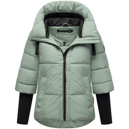 Navahoo Damen Steppjacke "Lotusherz XIV"hellmint, Gr. XXL, Obermaterial: 100% Polyester; Innenfutter: 100% Polyester; Wattierung: 100% Polyester;