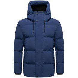 Steppjacke STONE HARBOUR "Taviaan XX", Herren, Gr. L (52), navy, Obermaterial: 100% Polyester, Innenfutter: 100% Polyester, Wattierung: 100% Polyester, Ärmelfutter: 100% Polyester, gerade Po-bedeckend, hoch geschlossener Ausschnitt, eng Bündchen, Jacken, Gesteppte Herren Jacke mit Kapuze