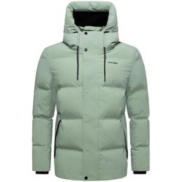 Steppjacke STONE HARBOUR "Taviaan XX", Herren, Gr. L (52), hellgrün, Obermaterial: 100% Polyester, Innenfutter: 100% Polyester, Wattierung: 100% Polyester, Ärmelfutter: 100% Polyester, gerade Po-bedeckend, hoch geschlossener Ausschnitt, eng Bündchen, Jacken, Gesteppte Herren Jacke mit Kapuze