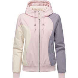 Ragwear Damen Bomberjacke "Oggie Block Warm YOUMODO"rosa, Gr. M, Obermaterial: 100% Polyester, Innenfutter: 100% Polyester, Wattierung: 100%