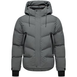 Steppjacke STONE HARBOUR "Livianoo XX", Herren, Gr. L (52), anthrazit, Obermaterial: 100% Polyester; Innenfutter: 100% Polyester; Wattierung: 100% Polyester; Ärmelfutter: 100% Polyester, gerade hüftbedeckend, hoch geschlossener Ausschnitt, eng Bündchen mit Daumenlöchern, Jacken, Herren Winterjacke mit (abnehmbarer) Kapuze