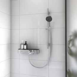 Hansgrohe Pulsify Select S Aufputz-Duscharmatur mit Thermostat, 24260000,