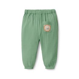 Tchibo - Baby-Schlupfwebhose - Gr. 86/92 - grün