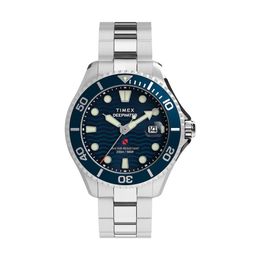 Timex Analoguhr Herren Gr&ouml;&szlig;e One Size silber