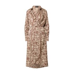 AX Paris Kleid Damen Gr&ouml;&szlig;e 38 hellbeige / braun Winterkleid