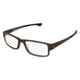 Oakley OX8046 Brille Herren | Fassung: Vollrand, Quadratisch, Braun