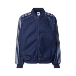 adidas originals Between-Season Jacket 'SST Adicolor' male size XL Blue denim / Light blue