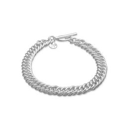 Luxenter Armband 'Delsa' Damen Gr&ouml;&szlig;e 20 cm silber