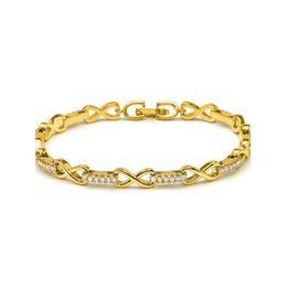Luxenter Armband 'Raak' Damen Gr&ouml;&szlig;e 18 cm gold