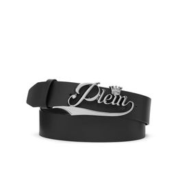 Philipp Plein Belt 'King Plein' male Black size 100