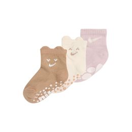 Nike Sportswear Socks girl Beige, Purple size 12-24 (Montate)