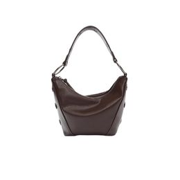 Pull&Bear Pull&Bear Schultertasche Damen Gr&ouml;&szlig;e One Size dunkelbraun / silber