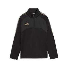 Puma Sportsweatshirt 'King' Jungen Gr&ouml;&szlig;e 176 gold / schwarz