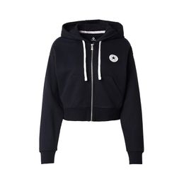 Converse Zip-Up Hoodie female Black size S