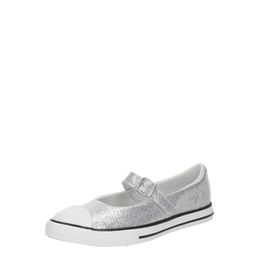 Converse Ballerina 'CTAS DAINTY' M&auml;dchen Gr&ouml;&szlig;e 29 silber / wei&szlig;