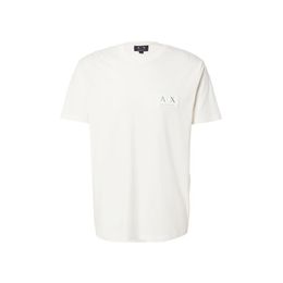 Armani Exchange T-Shirt Herren Gr&ouml;&szlig;e M silber / offwhite