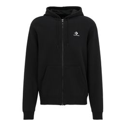 Converse Zip-Up Hoodie male Black size XS