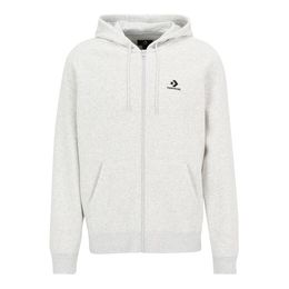 Converse Sweatjacke Herren Gr&ouml;&szlig;e XL graumeliert / schwarz