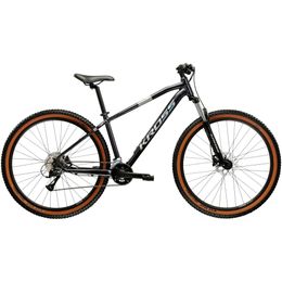 Mountainbike KROSS "KROSS Mountainbike Hardtail 29" Hexagon 3.0 ULT.RA grau 16 Gänge" Gr. 43, grau, schwarz, Fahrräder, 43cm, 29 Zoll (73,66cm) hinten: 29 Zoll (73,66cm)