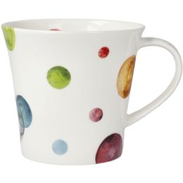 Tasse Goebel, B:10,5cm H:9,5cmbunt, Porzellan, Trinkgefäße, "Coffee-/Tea Mug Colori Mix"